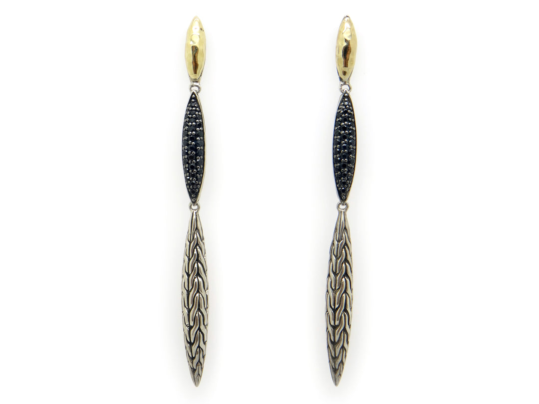 John hardy black sapphire earrings store